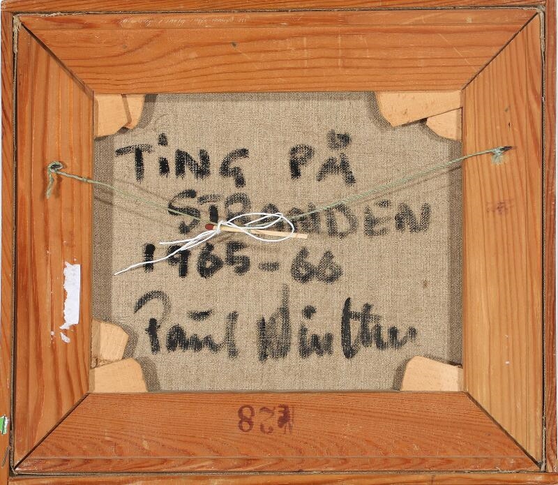 Poul Winther | Ting på Stranden and Portræt (1965 - 1966) | MutualArt