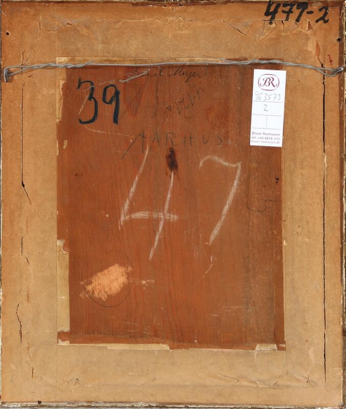 Ernst Ahron Meyer | An Italian gentleman walking with a girl by his ...