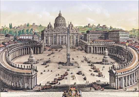 Giuseppe Vasi | Veduta di San Pietro | MutualArt