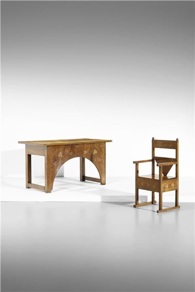 Vittorio Grassi | Writing desk with chair (1915) | MutualArt