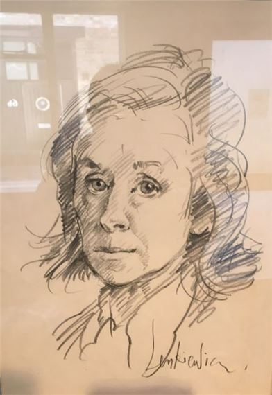 Robert Lenkiewicz | Portrait of a Lady Pencil | MutualArt