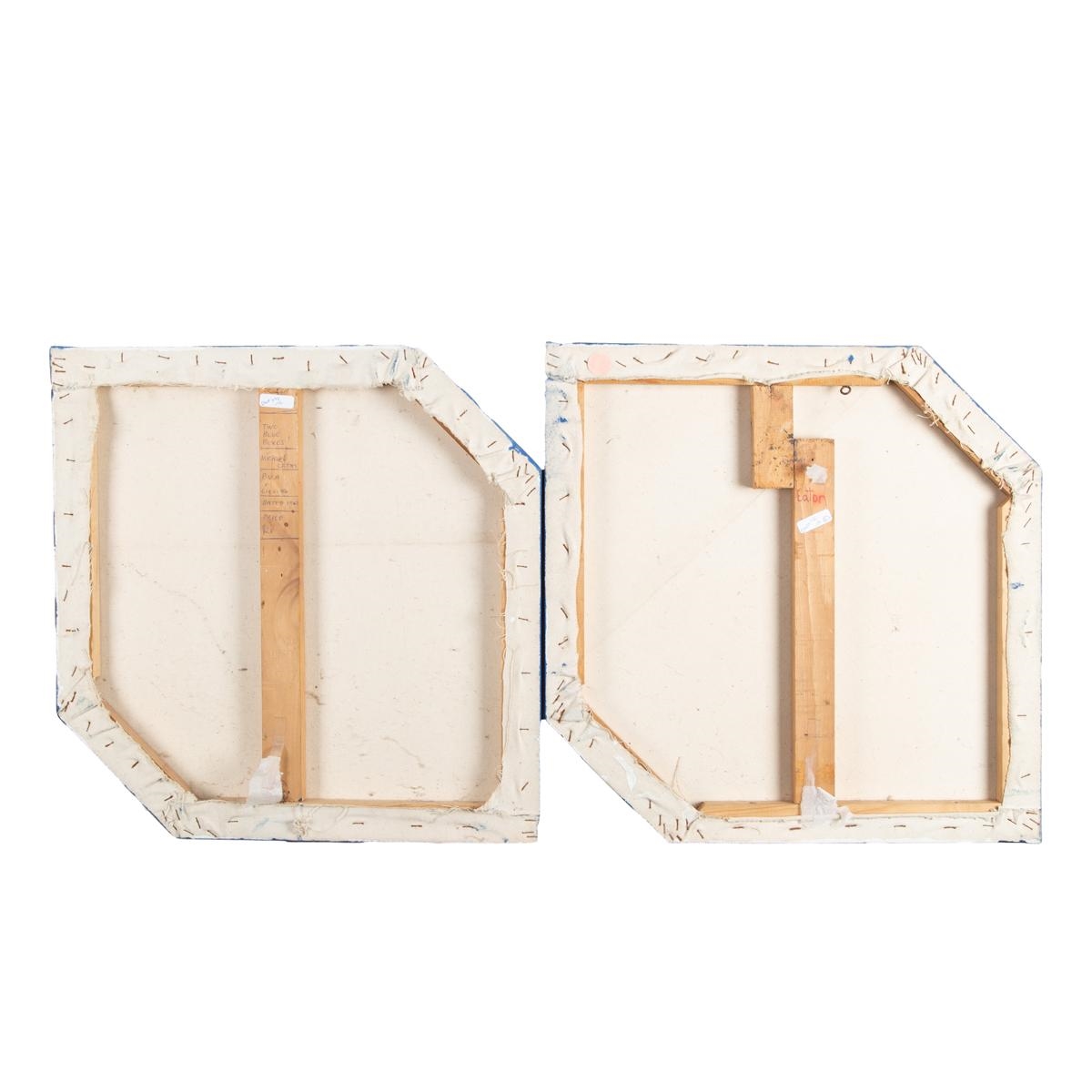 Michael Eaton | MICHAEL EATON Two Blue Boxes (1967) | MutualArt