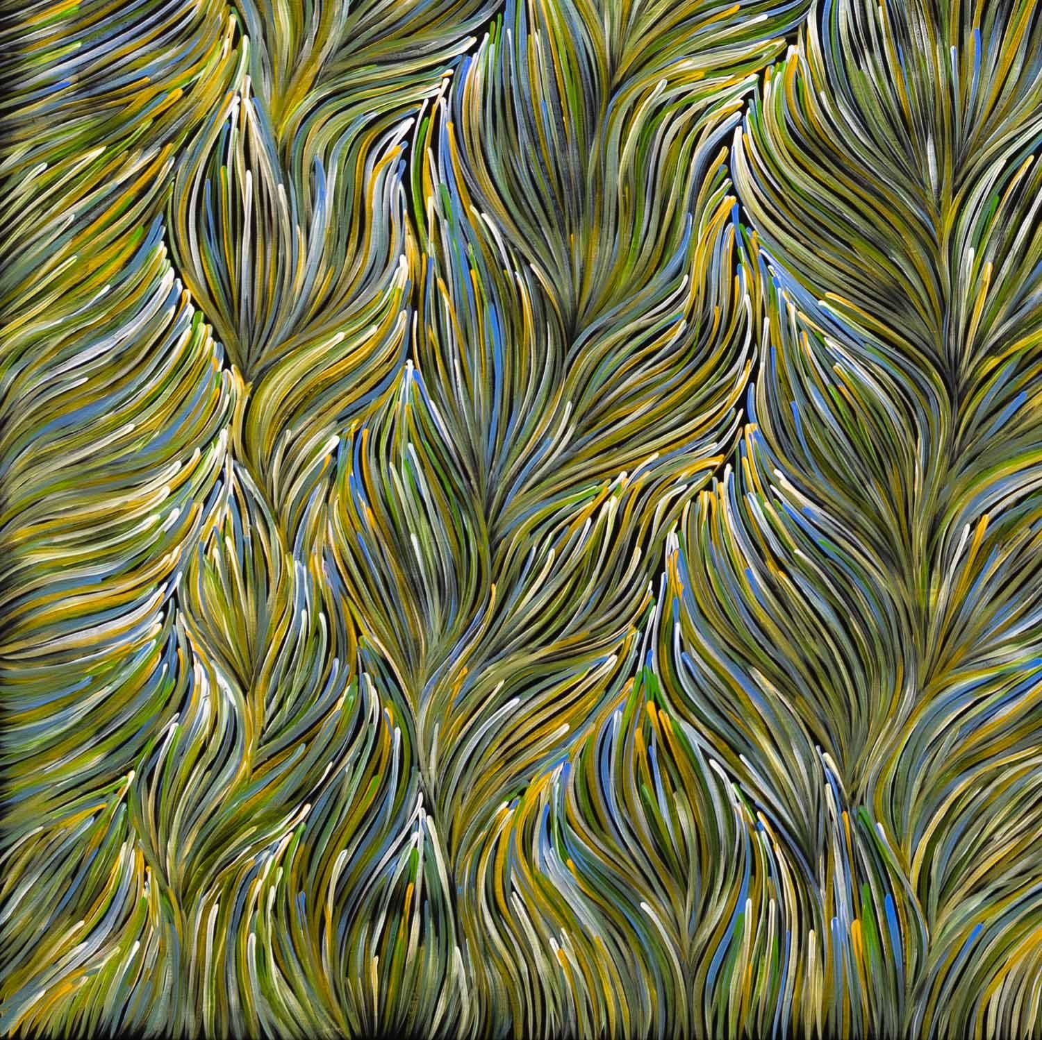 Patrick Rumble Kemarre | Bush Medicine Leaves (2021) | MutualArt