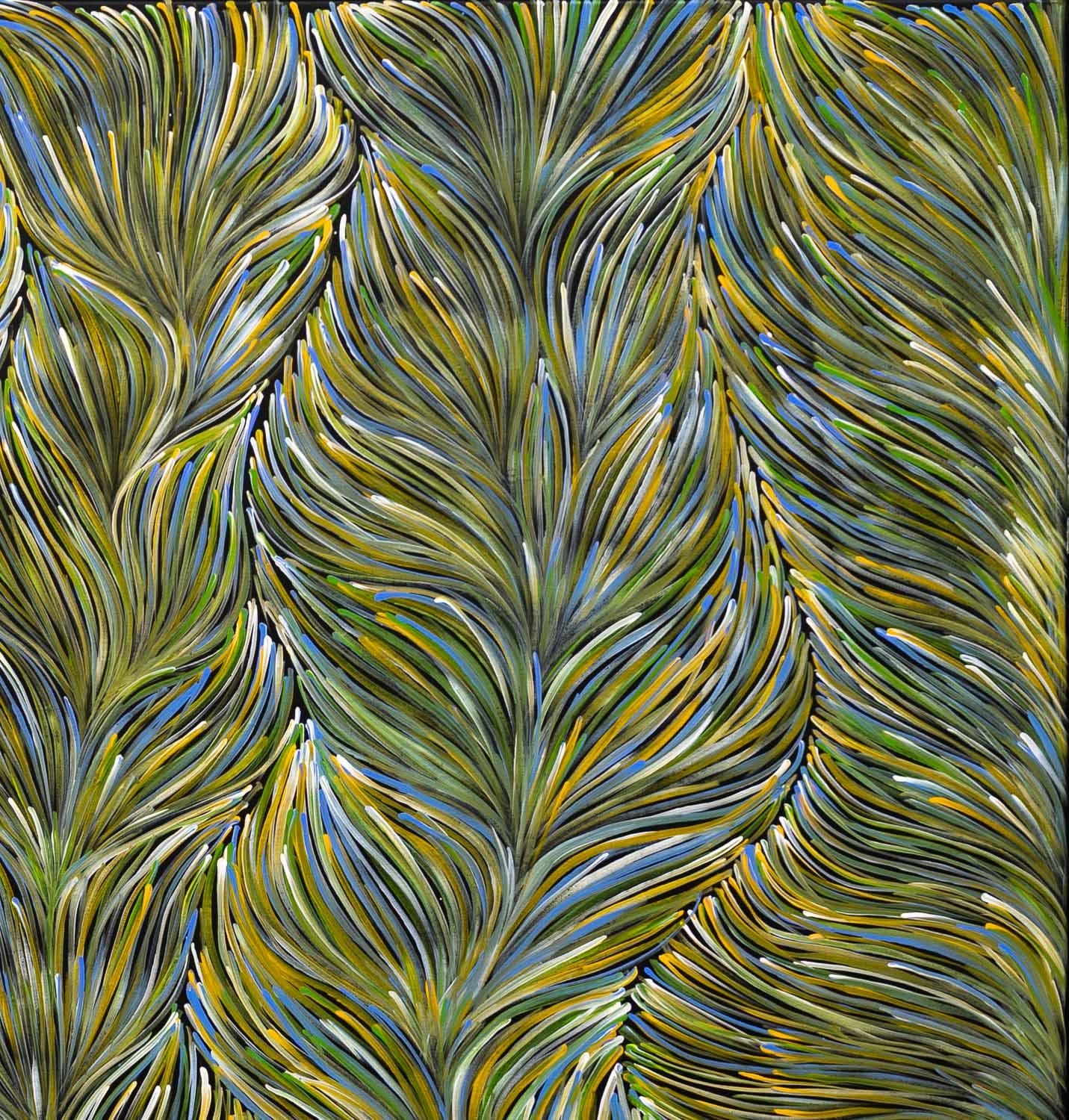 Patrick Rumble Kemarre | Bush Medicine Leaves (2021) | MutualArt