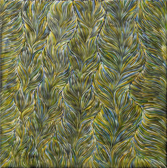 Patrick Rumble Kemarre | Bush Medicine Leaves (2021) | MutualArt