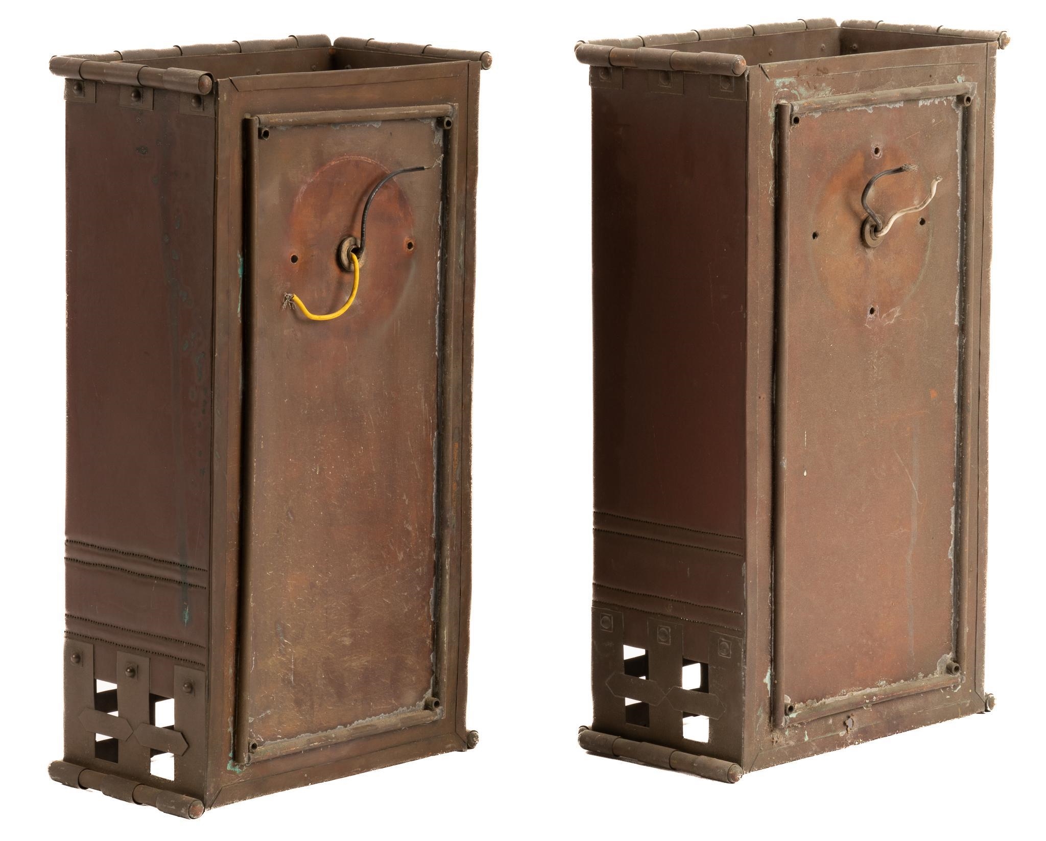 Issac Maxwell | Pair of Copper Wall Sconces | MutualArt