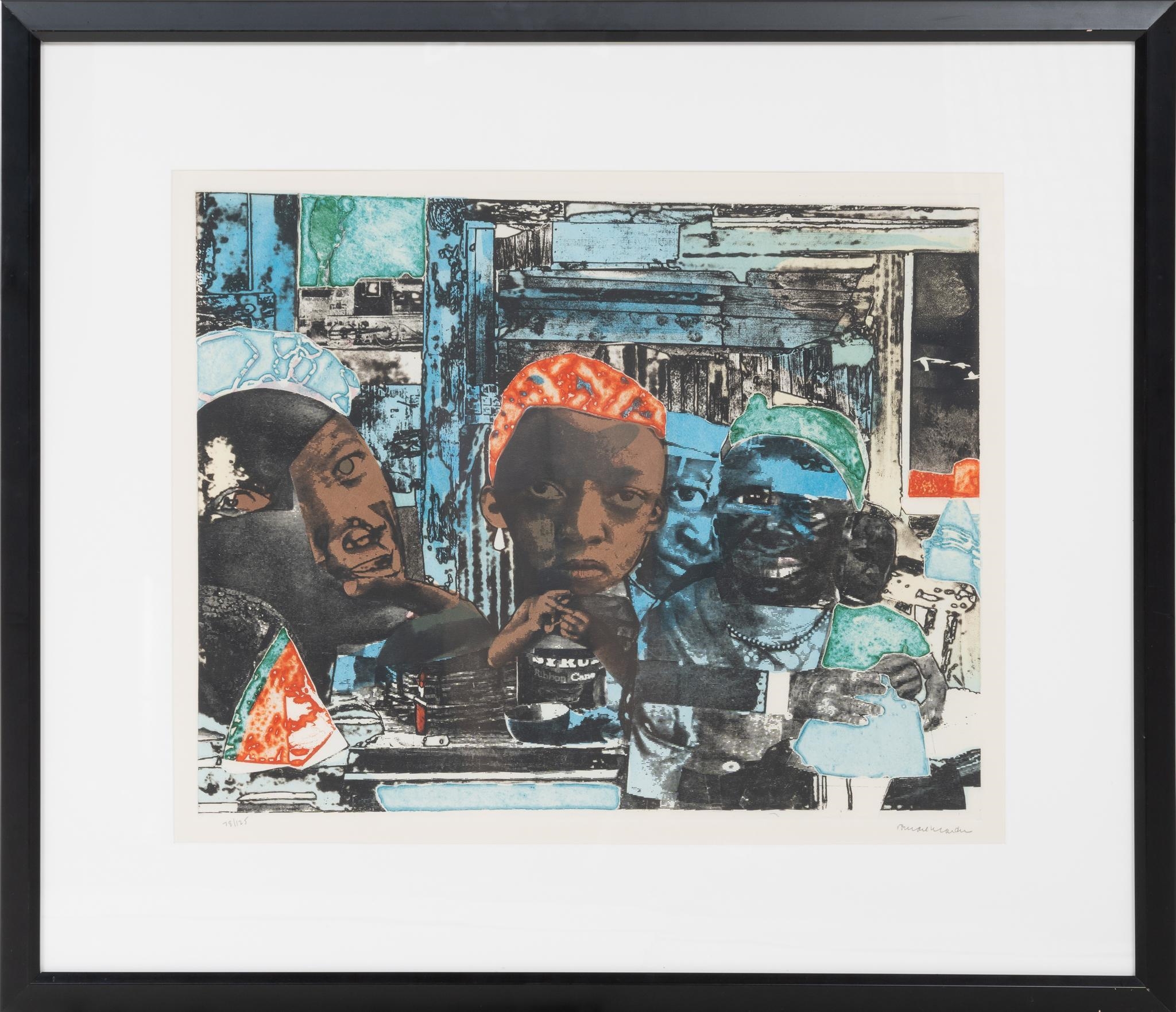 Romare Bearden | The Train | MutualArt