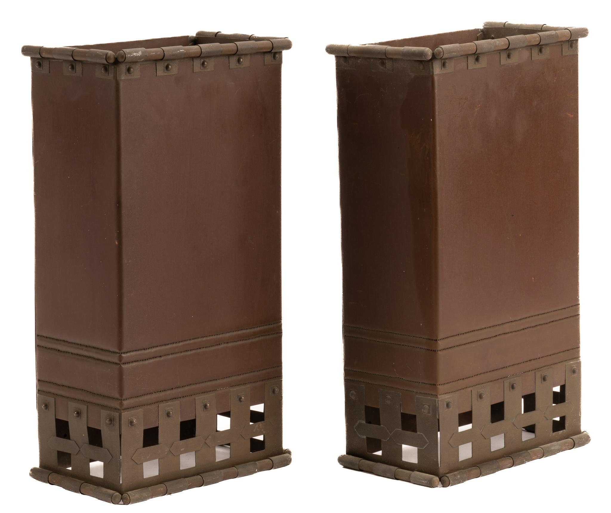 Issac Maxwell | Pair of Copper Wall Sconces | MutualArt