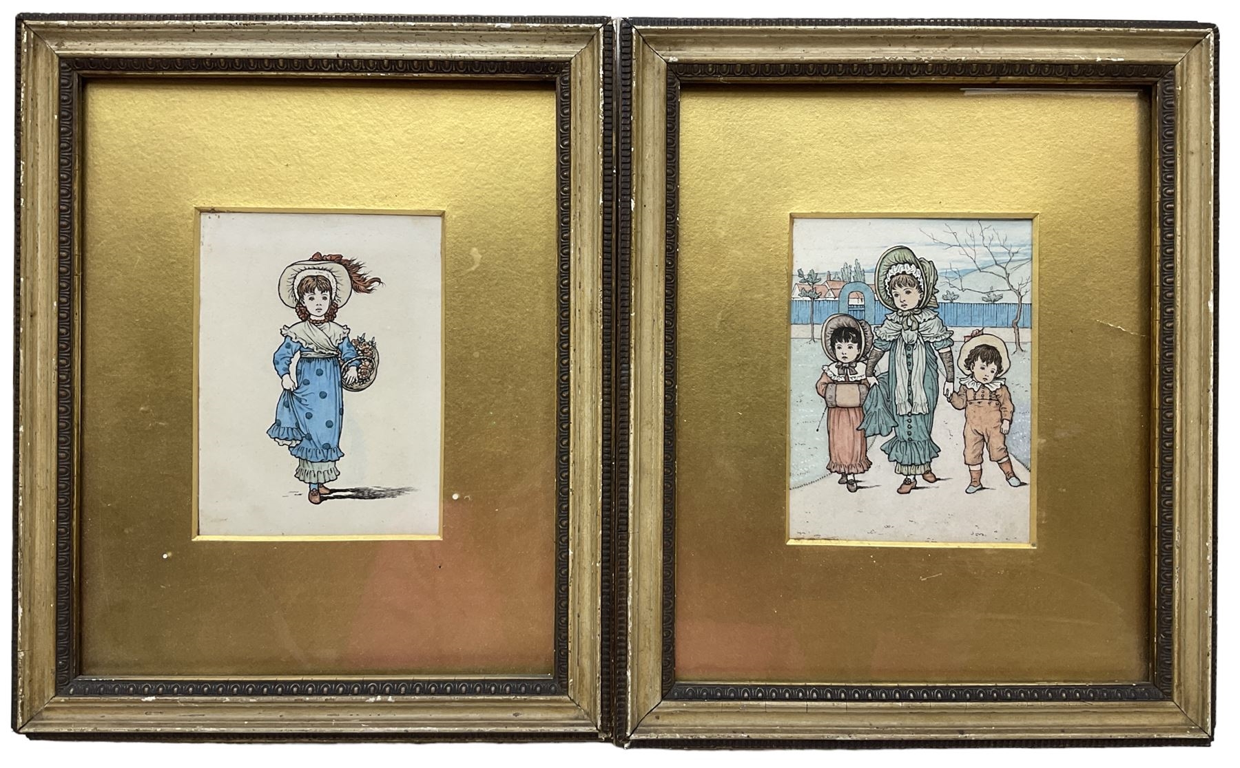 Kate Greenaway | Victorian Children Scenes, | MutualArt