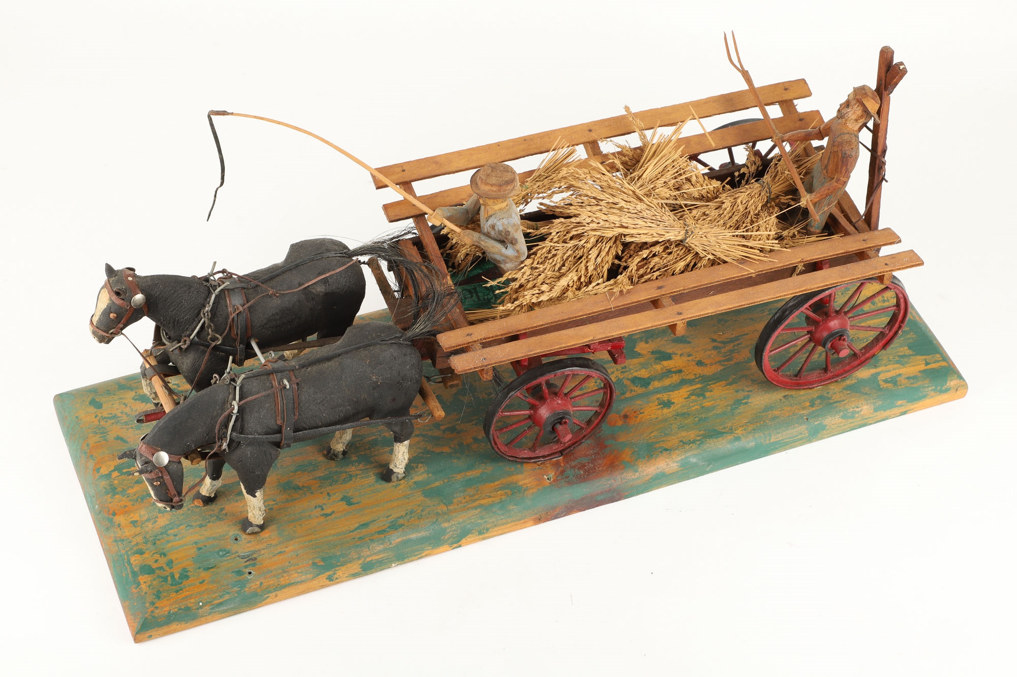 Walter Stansell | Horse-Drawn Hay Wagon | MutualArt