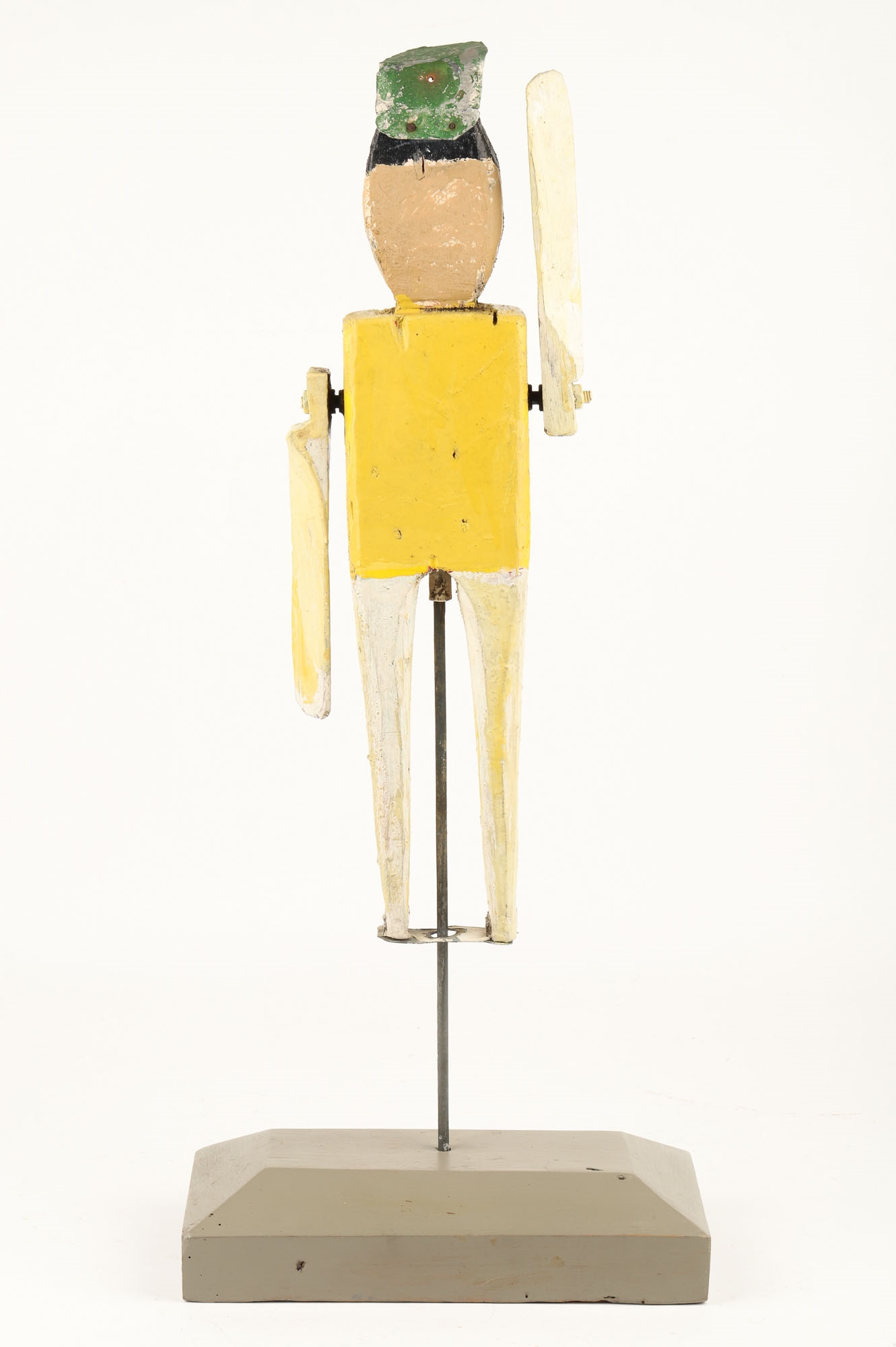 Canadian School, 20th Century | Yellow Whirligig Man | MutualArt