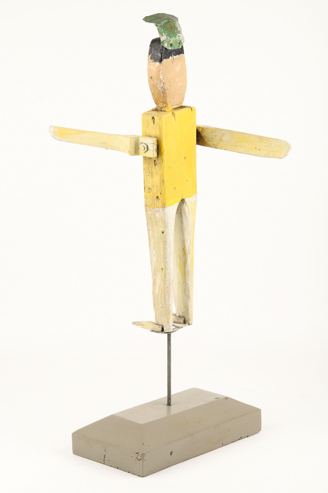 Canadian School, 20th Century | Yellow Whirligig Man | MutualArt