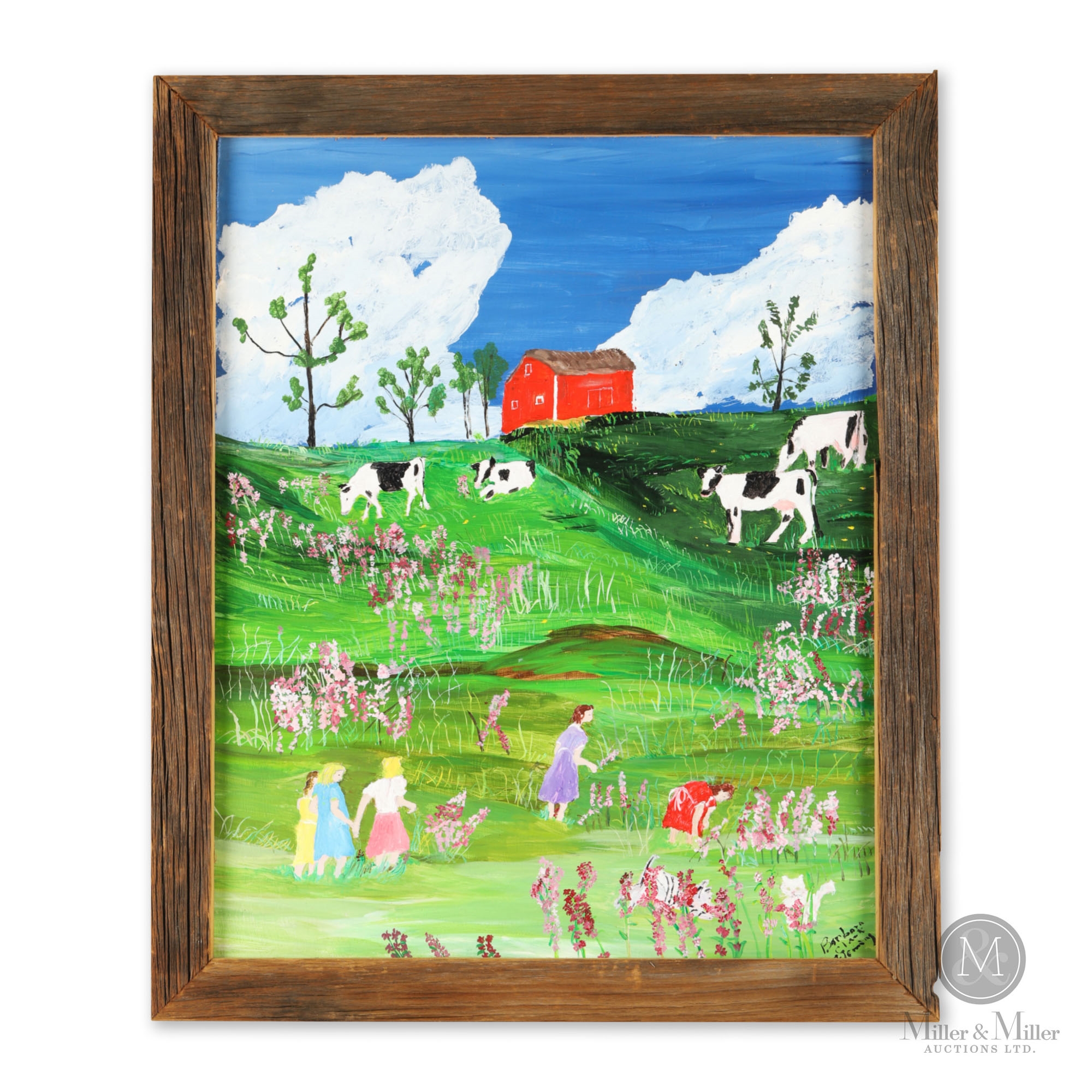 Barbara Clark-Fleming | Girls and Wildflowers (Late 20th Century ...