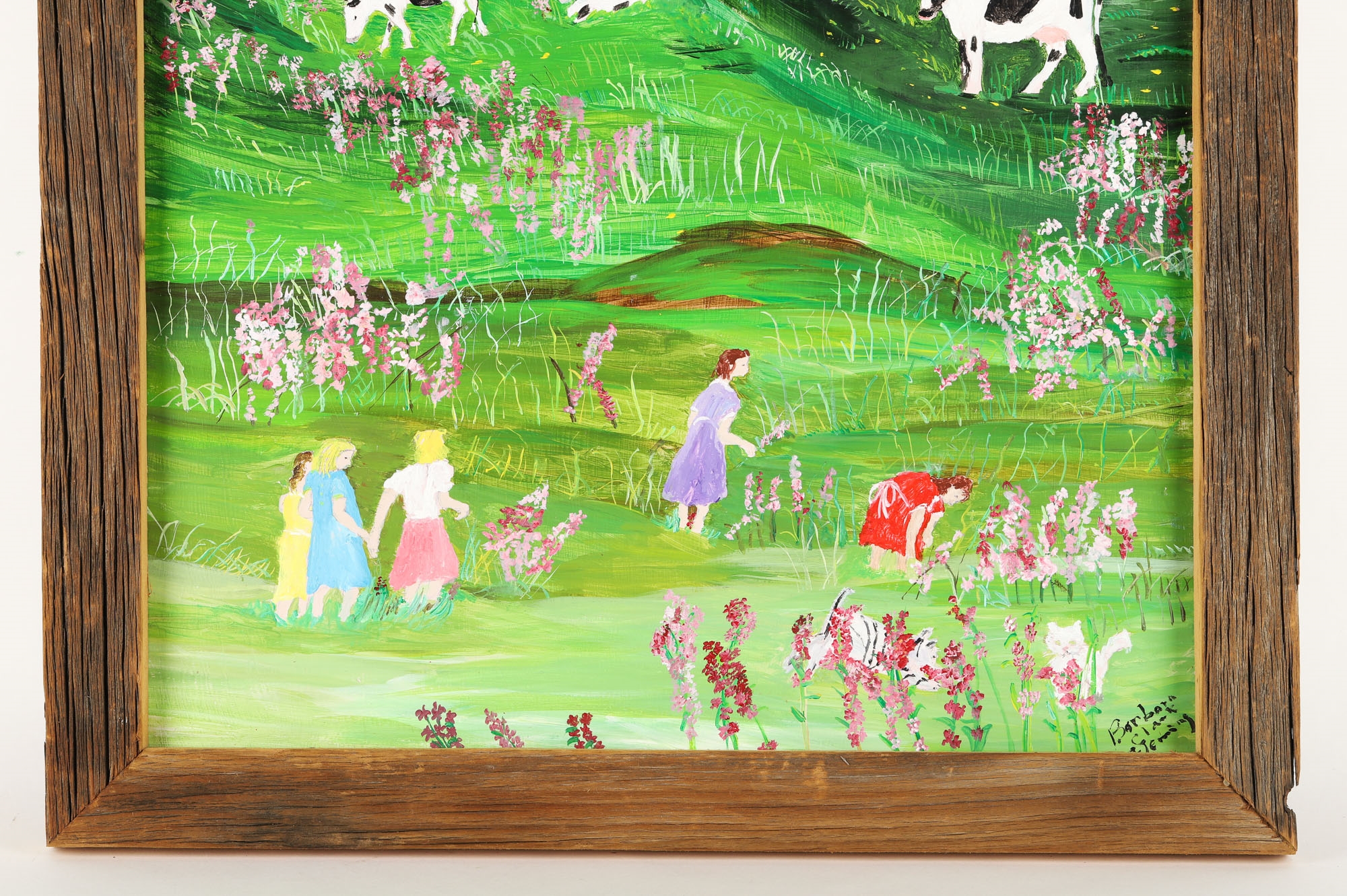 Barbara Clark-Fleming | Girls and Wildflowers (Late 20th Century ...