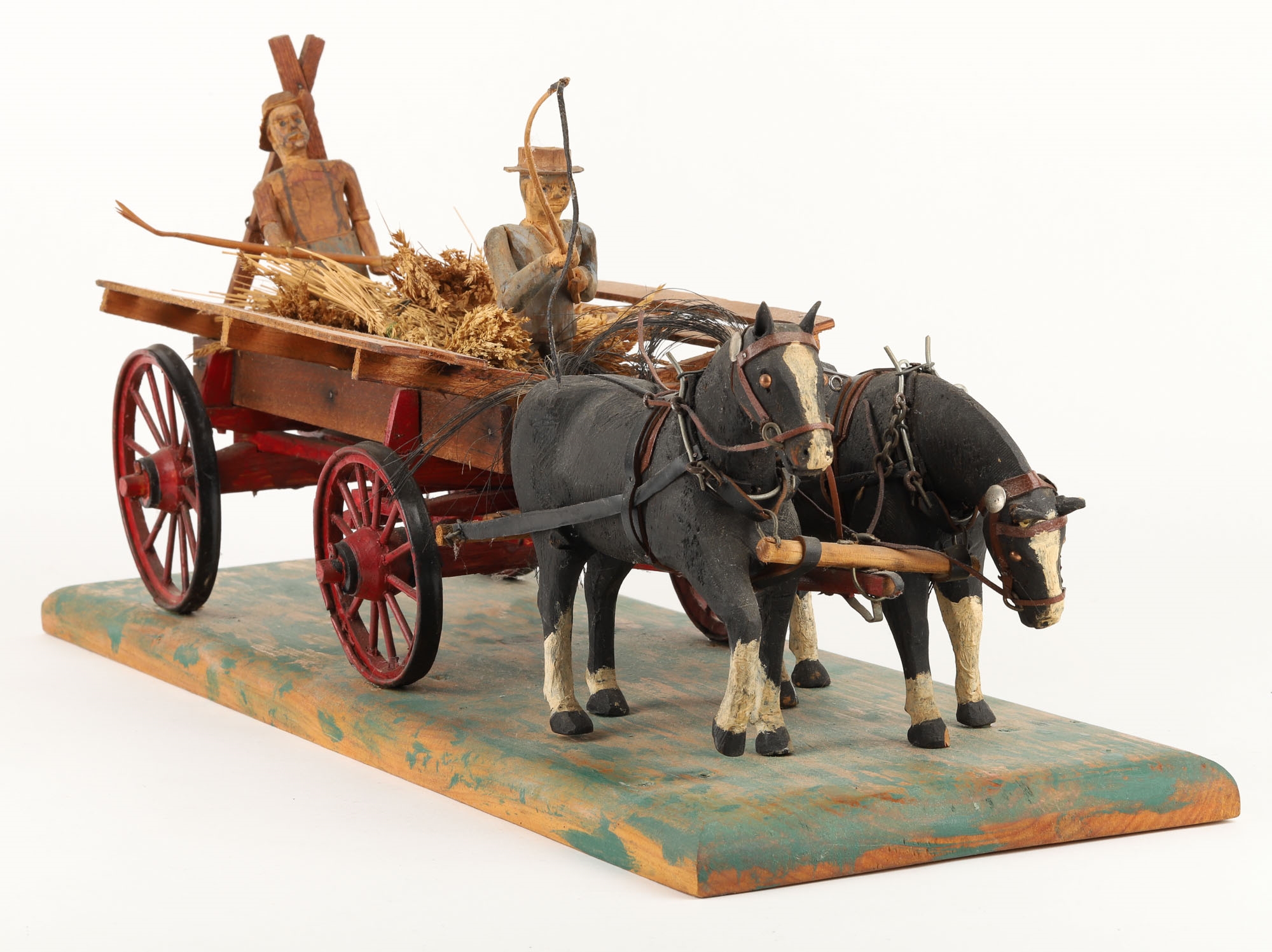 Walter Stansell | Horse-Drawn Hay Wagon | MutualArt