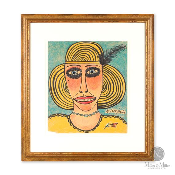 Lee Godie | Portrait of a Lady (20th Century) | MutualArt