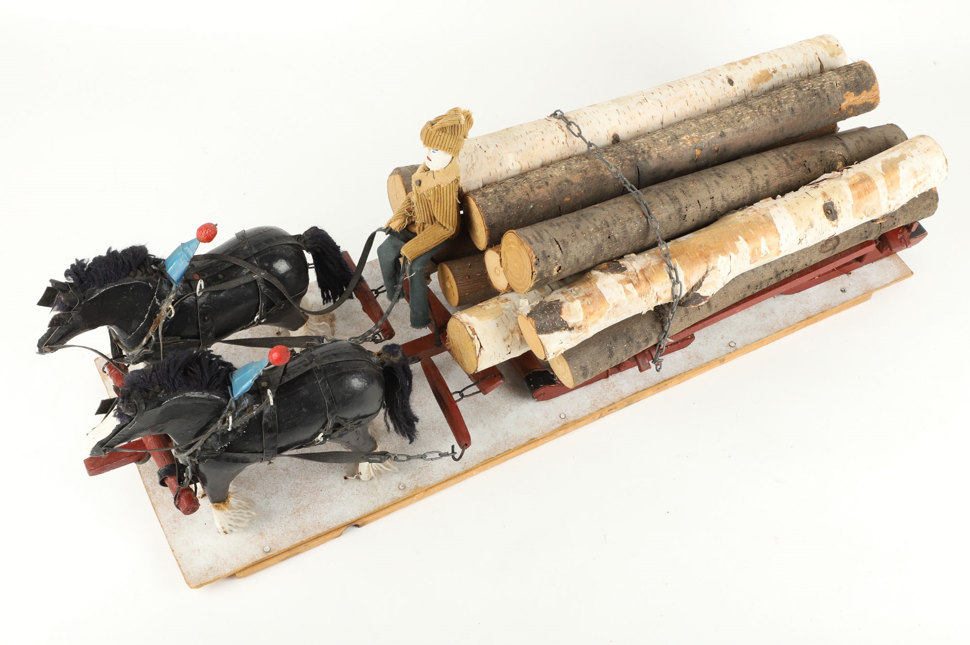 Jacob Roth | Horse-Drawn Log Sleigh (Late 20th Century) | MutualArt