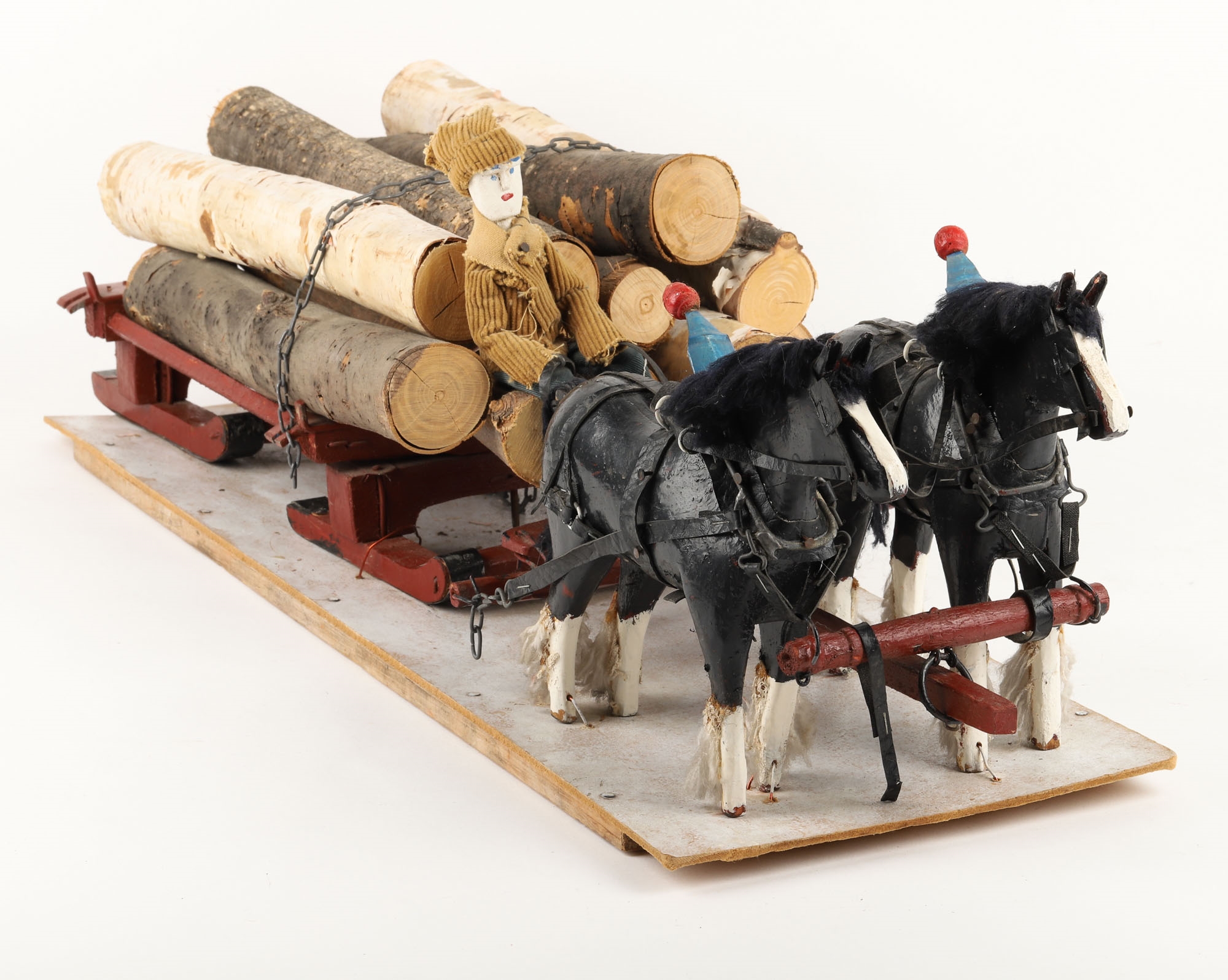 Jacob Roth | Horse-Drawn Log Sleigh (Late 20th Century) | MutualArt