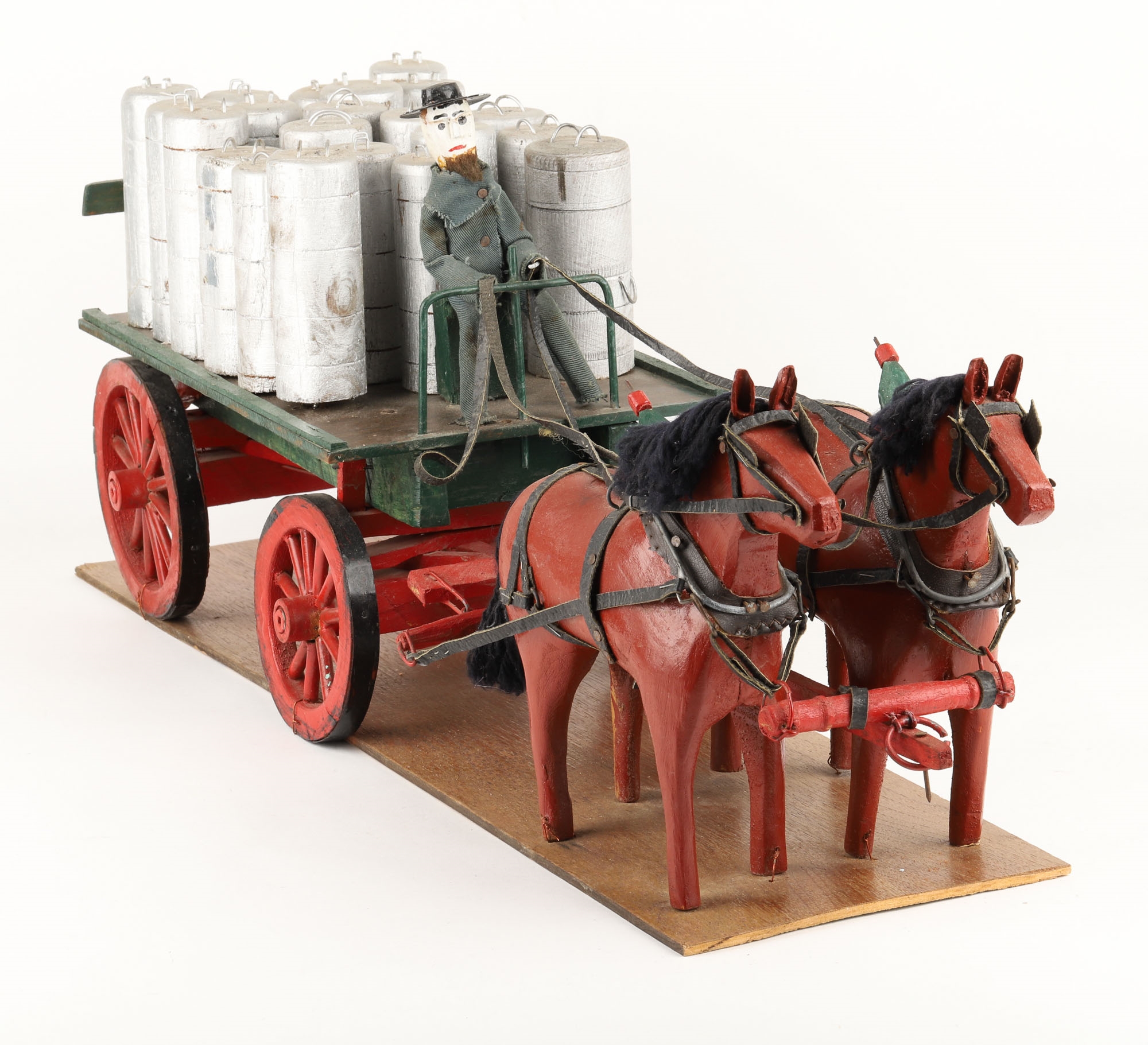 Jacob Roth | Horse-Drawn Milk Wagon | MutualArt