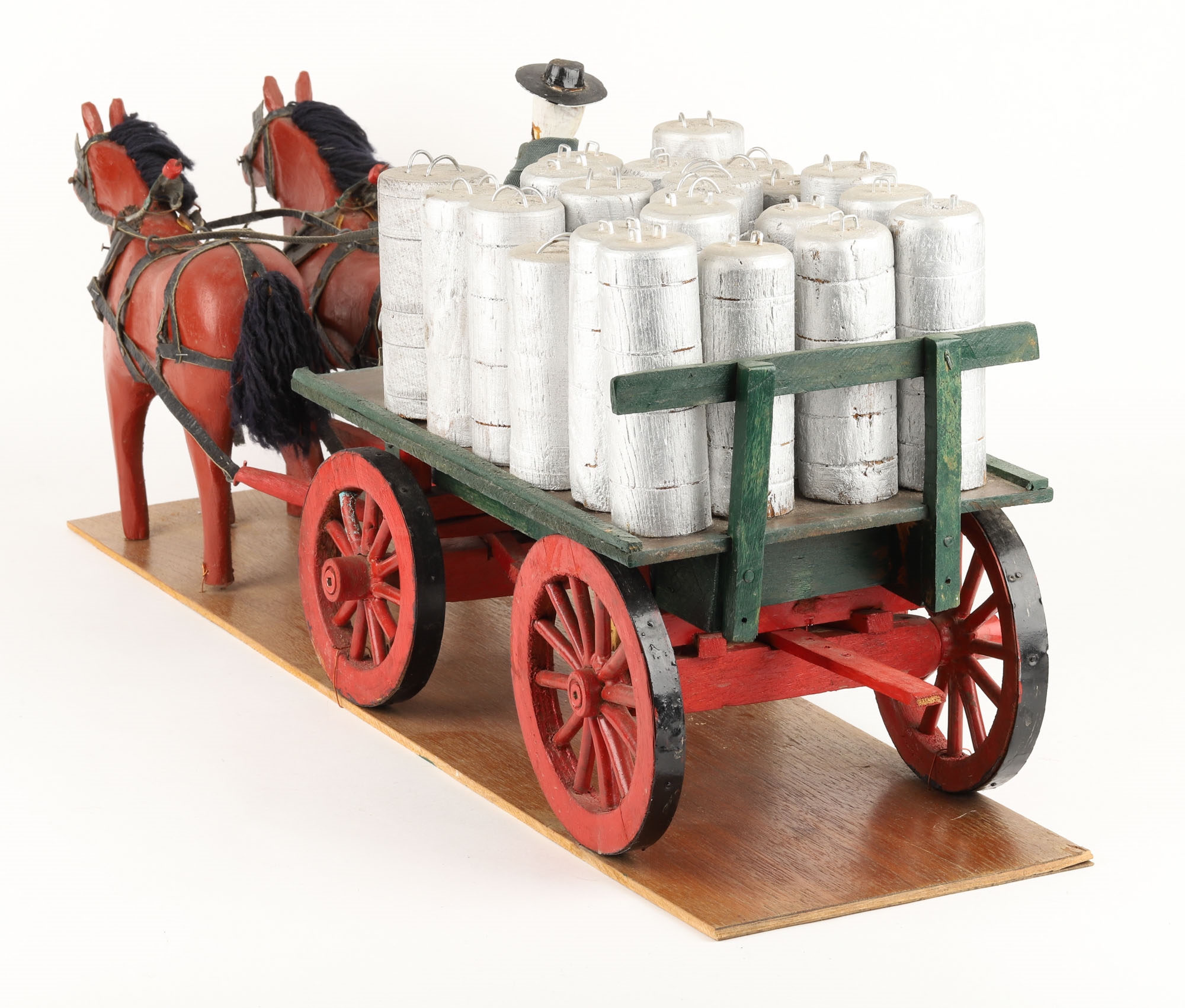 Jacob Roth | Horse-Drawn Milk Wagon | MutualArt