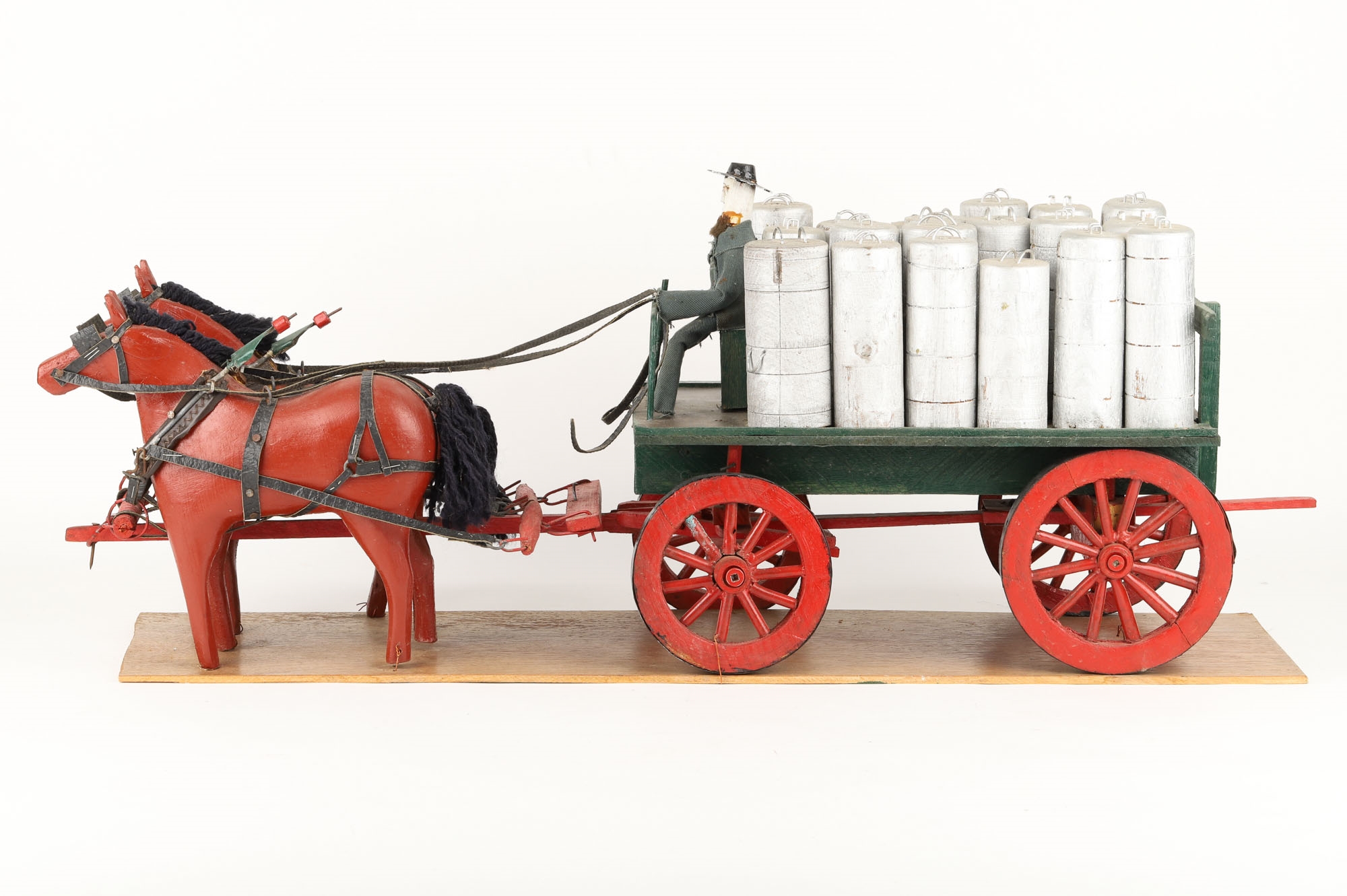 Jacob Roth | Horse-Drawn Milk Wagon | MutualArt