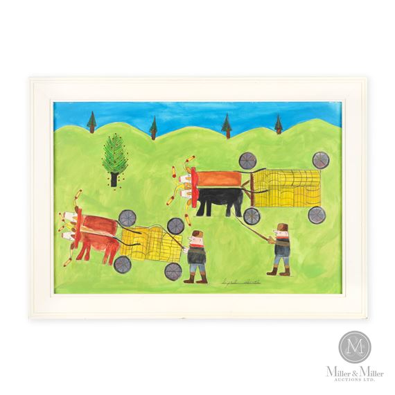 CYRIL HIRTLE | Ox-Drawn Wagons | MutualArt