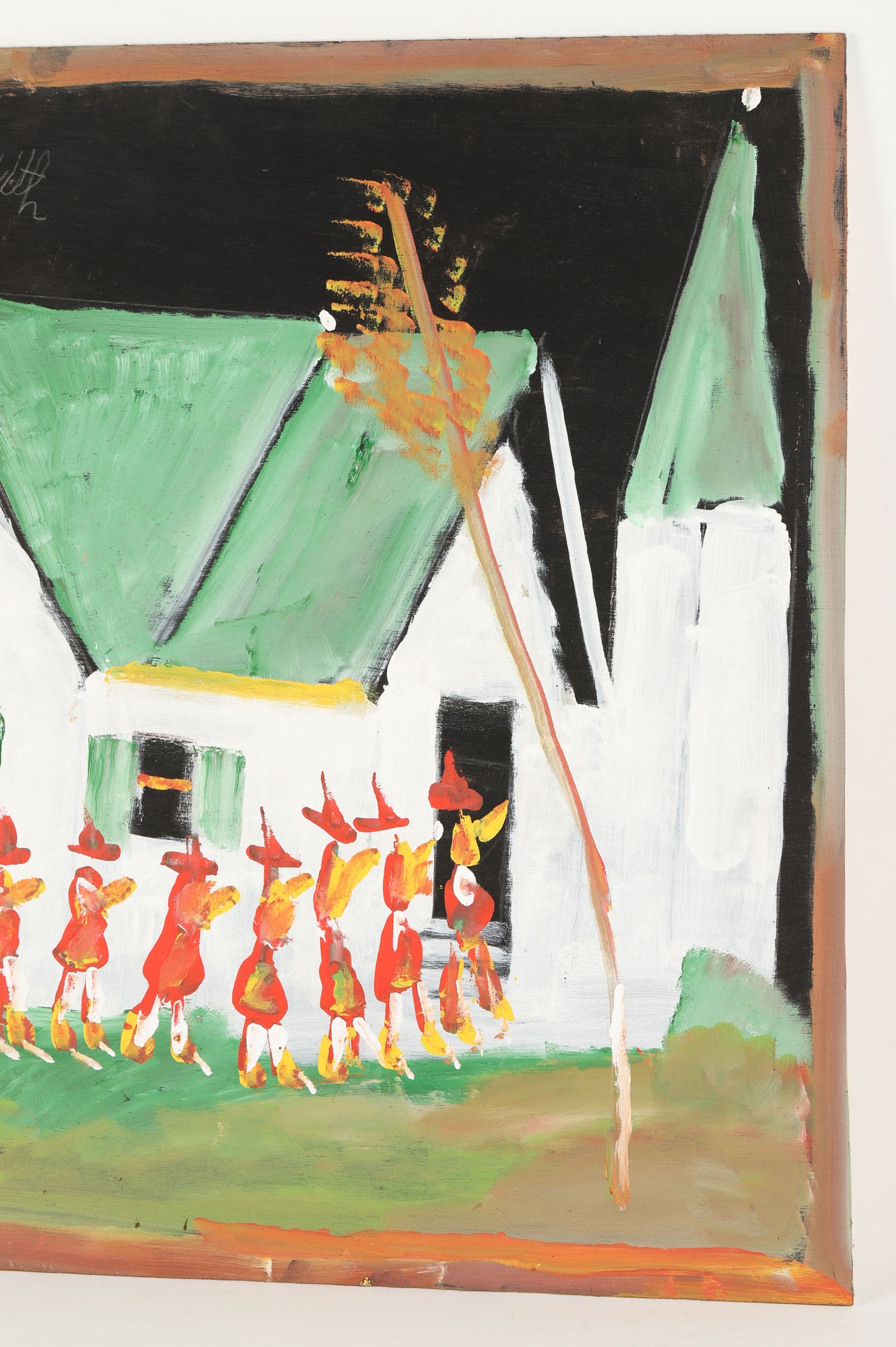 Jimmie Lee Sudduth | A Stucco Dwelling (Late 20th Century) | MutualArt