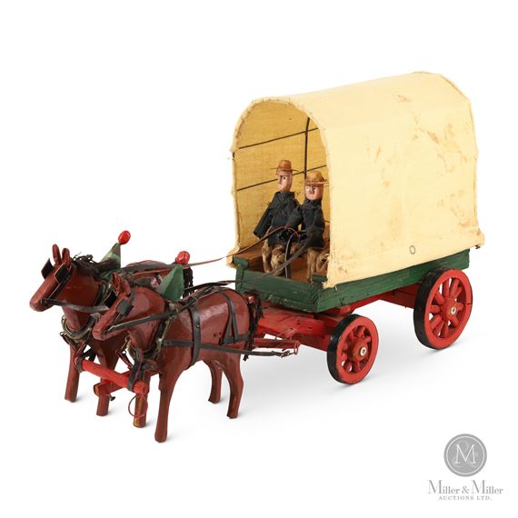 Jacob Roth | Horse-Drawn Conestoga Wagon | MutualArt