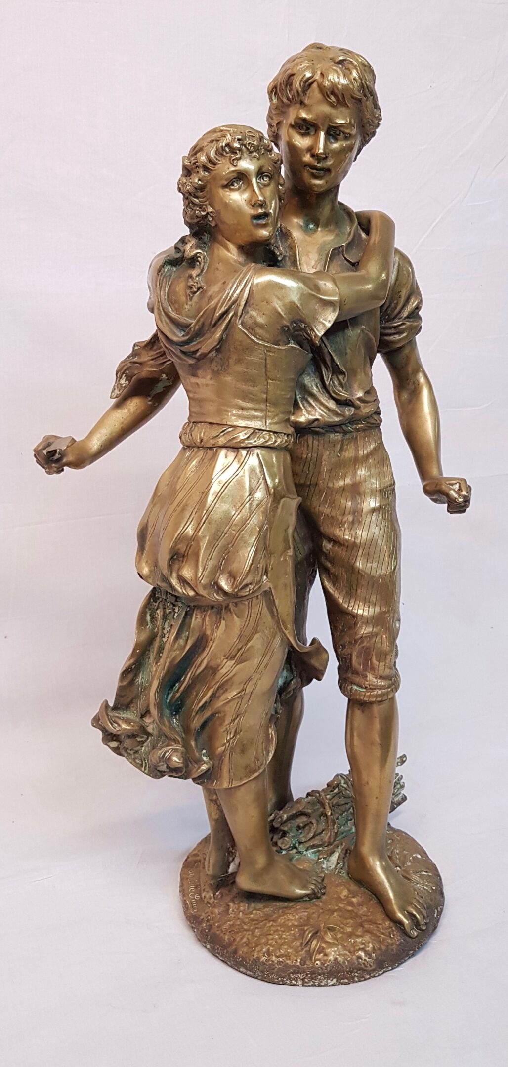 Charles Georges Ferville-Suan | Couple de fagotiers | MutualArt