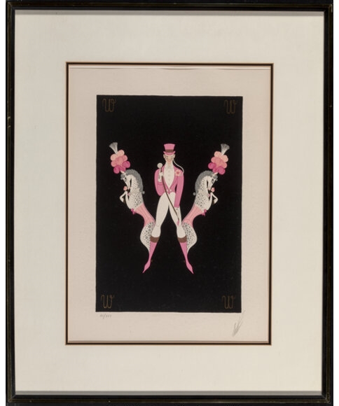Erté | Erte, W, from Alphabet series | MutualArt
