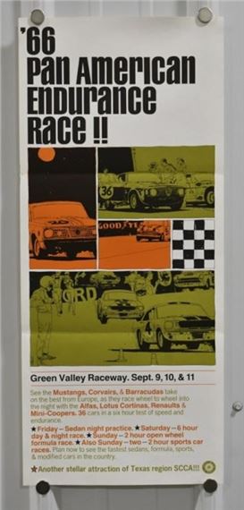 Bill Neale | 1966 Pan American Endurance Races Poster (1966) | MutualArt