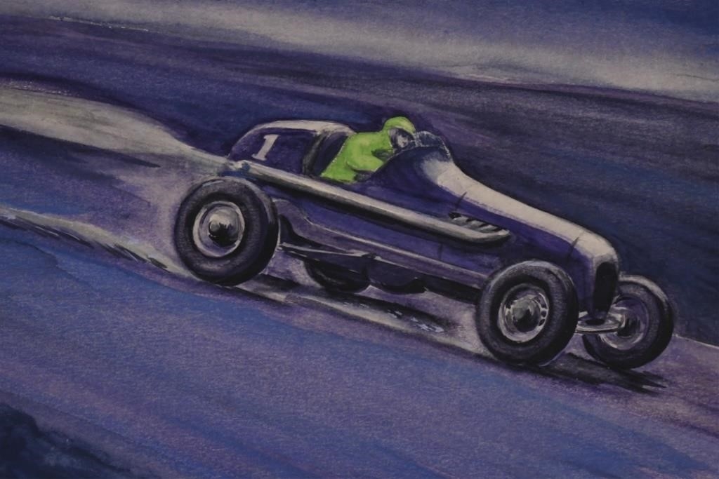 John Orfe | Orig. 1940s-50s Midget Racing Poster Art By Orfe (1940s ...