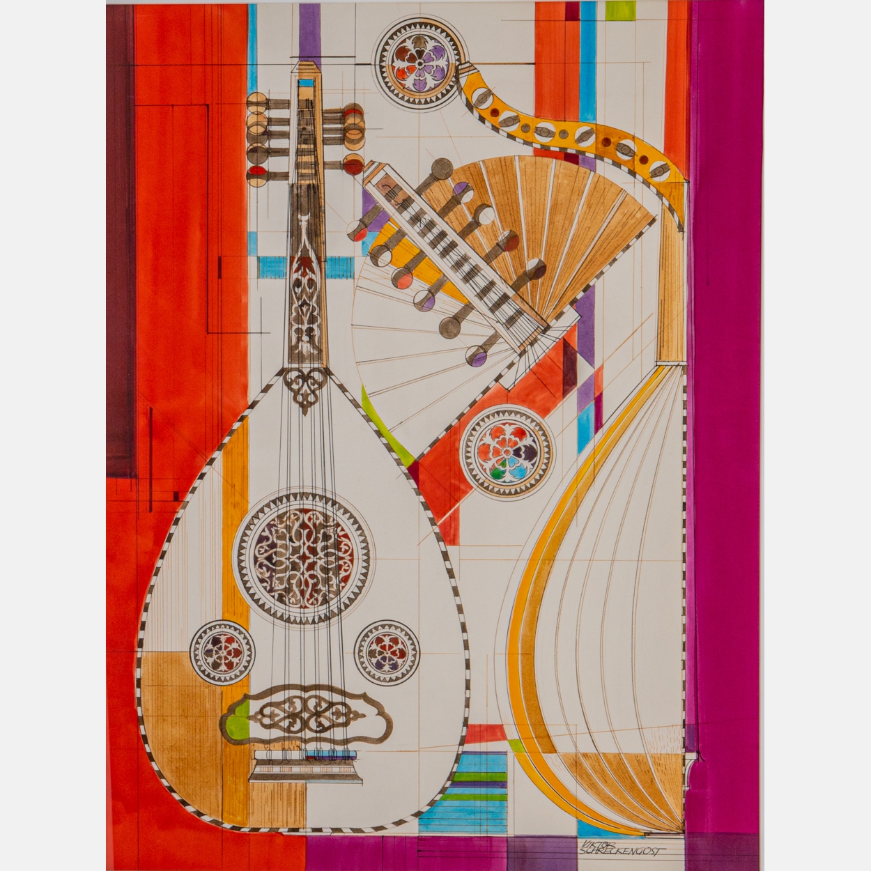 Viktor Schreckengost | Moroccan Lute | MutualArt