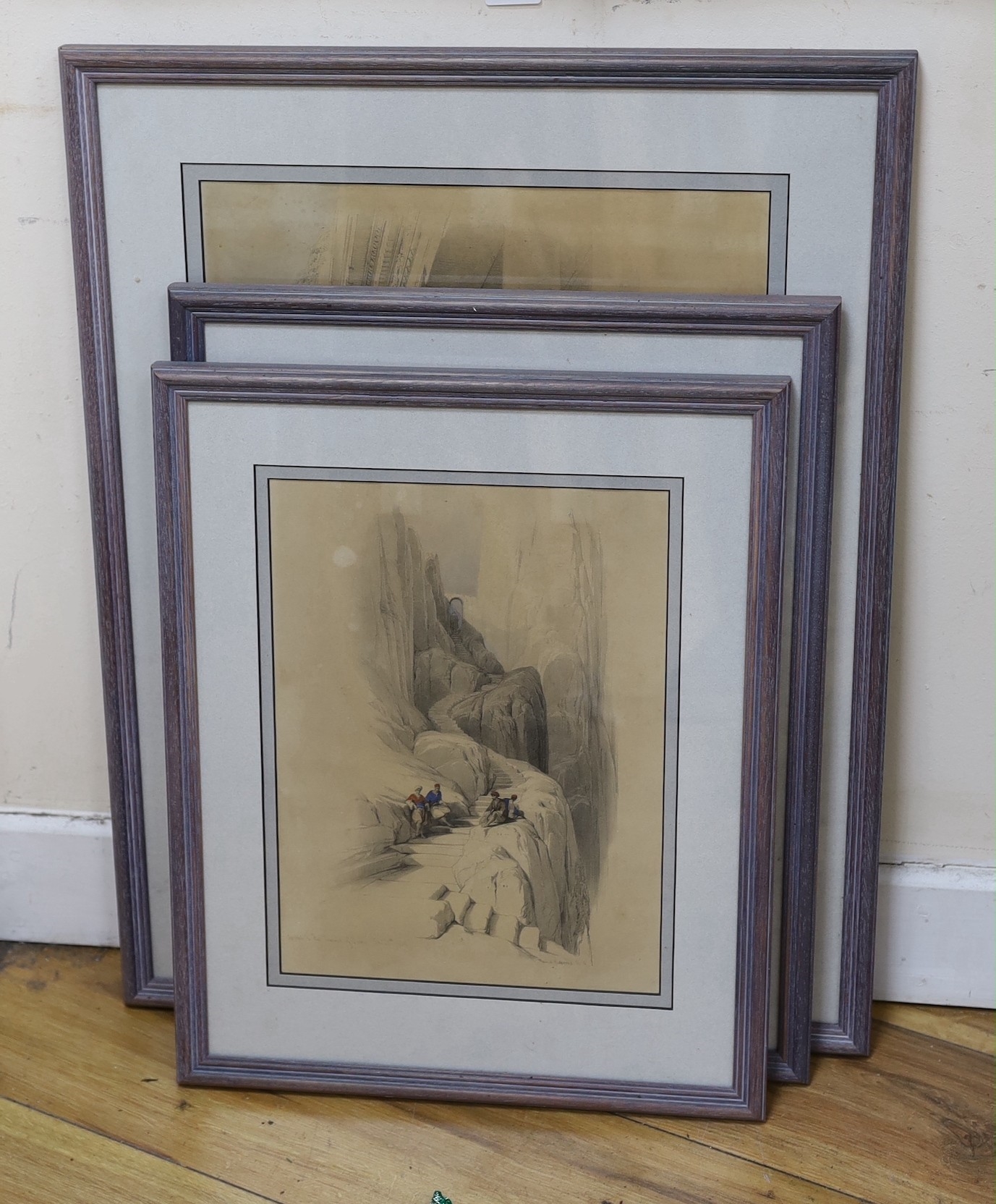 David Roberts | The Ascent of the Summit of Sinai',, plate 10, 'The ...