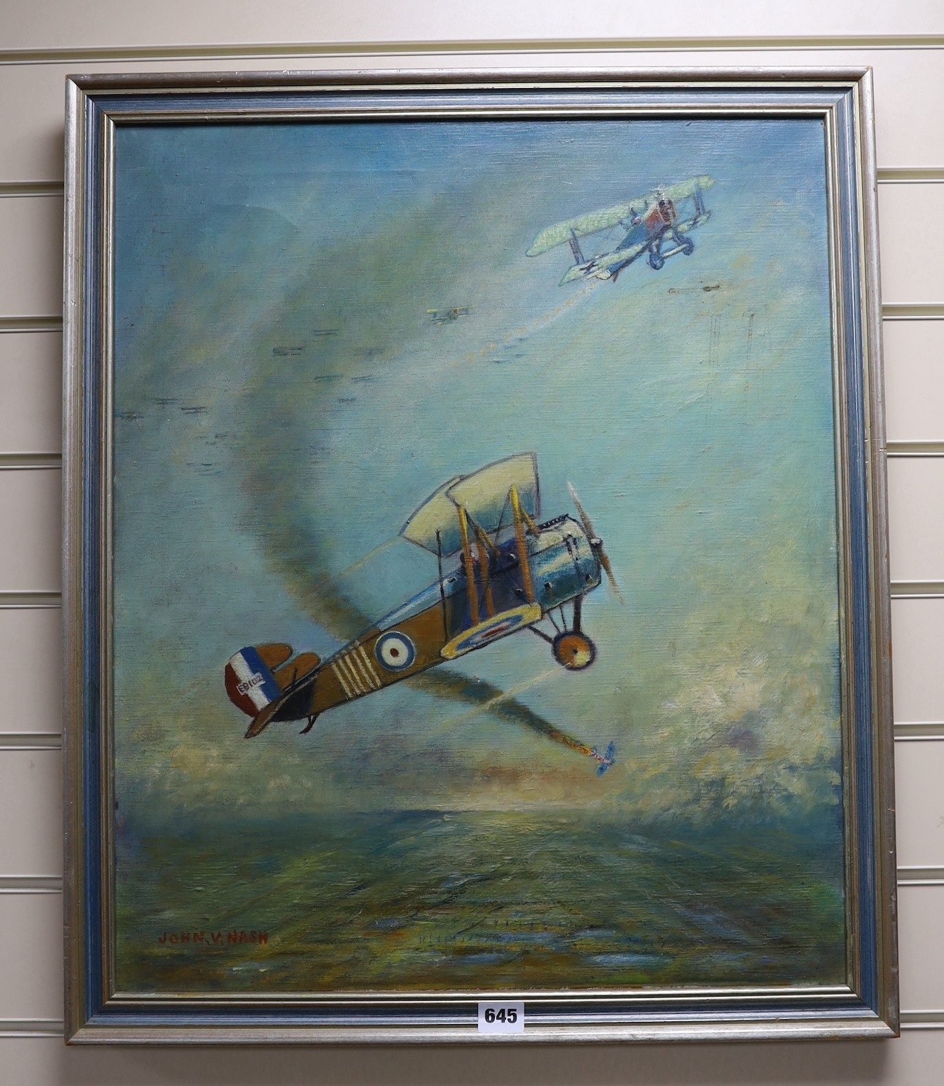 John V. Nash | 'Major W.G. Barker flying a Sopwith Snipe (1918) | MutualArt