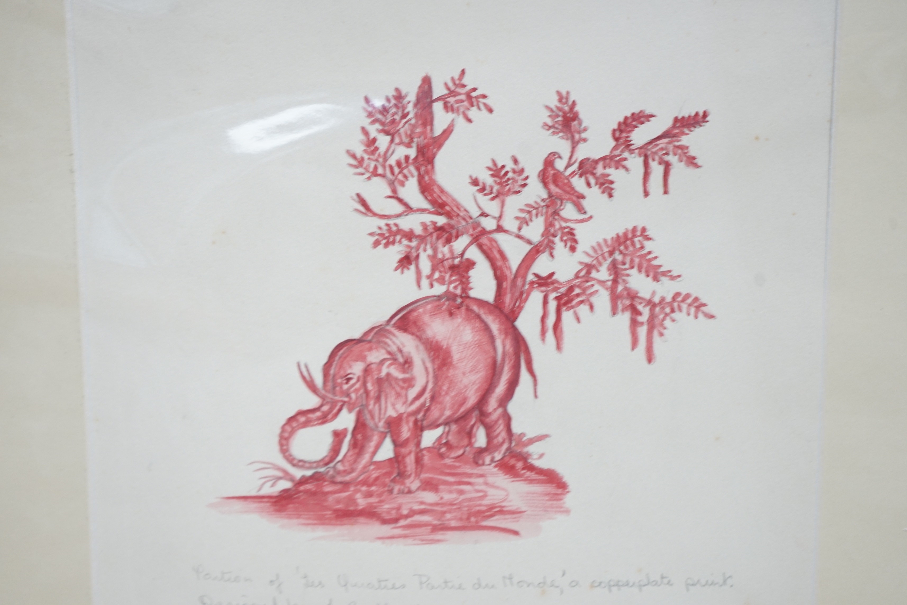 Marie Felicity Angel | Sketch of an elephant after Jean Baptiste Huet ...