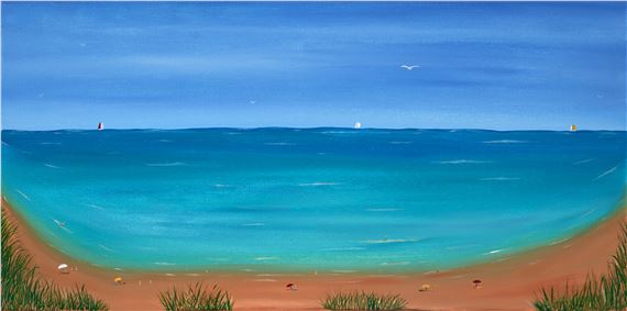 Doug Frith | Day at the Beach (2021) | MutualArt