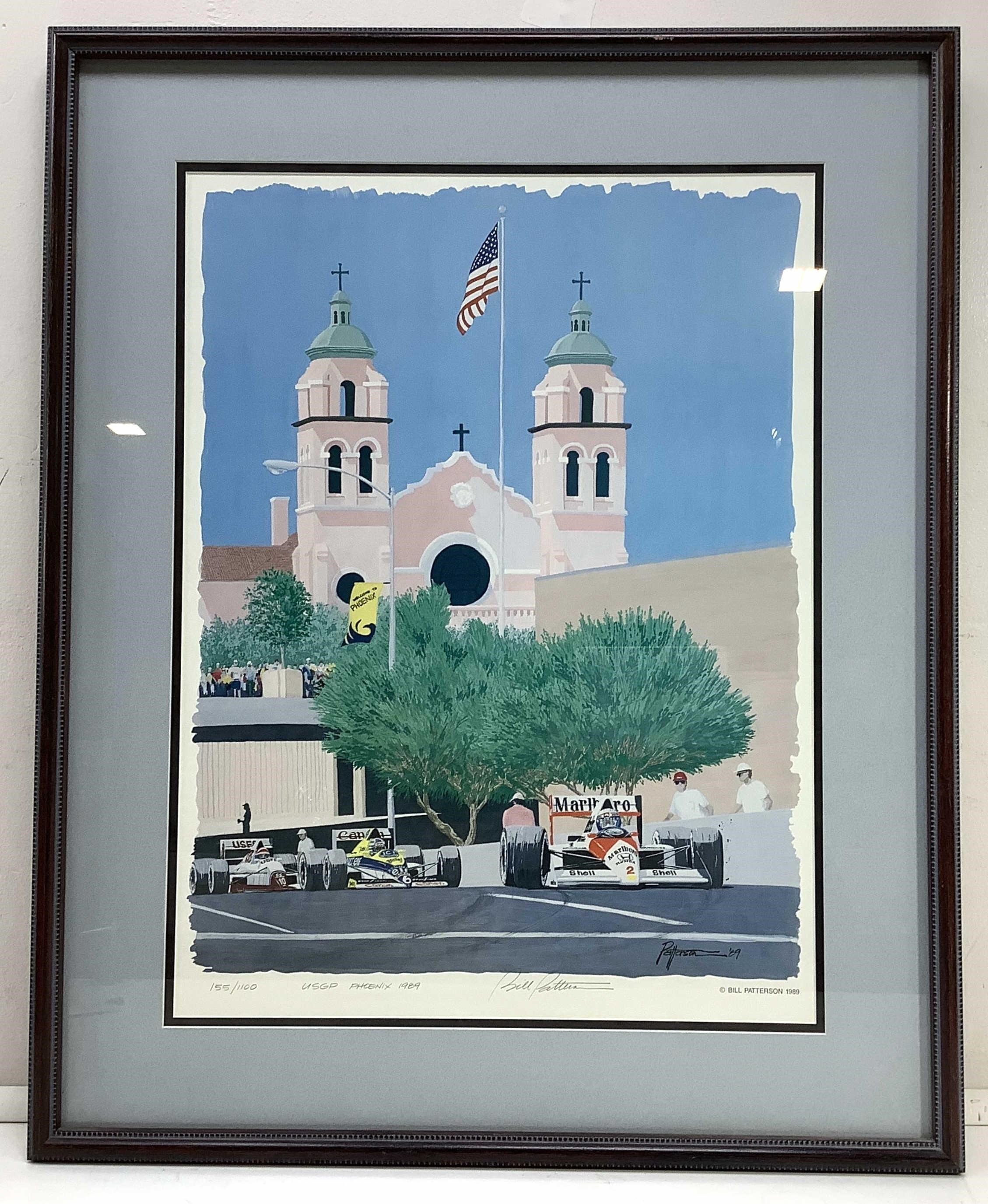 Bill Patterson | 1989 Bill Patterson Signed Usgp Phoenix Print (Circa ...