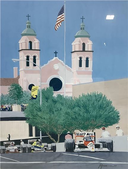 Bill Patterson | 1989 Bill Patterson Signed Usgp Phoenix Print (Circa ...