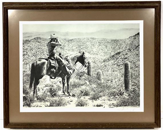 Robert Shufelt | Vintage Robert Shoofly Shufelt Western Print | MutualArt