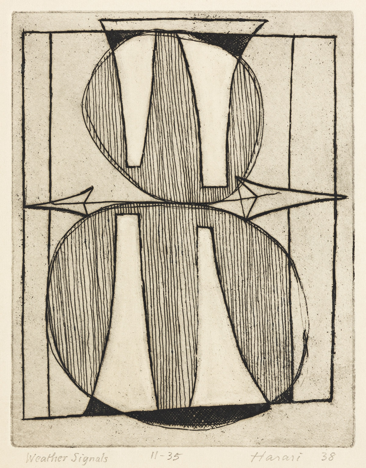 Hananiah Harari | Weather Signals (1938) | MutualArt