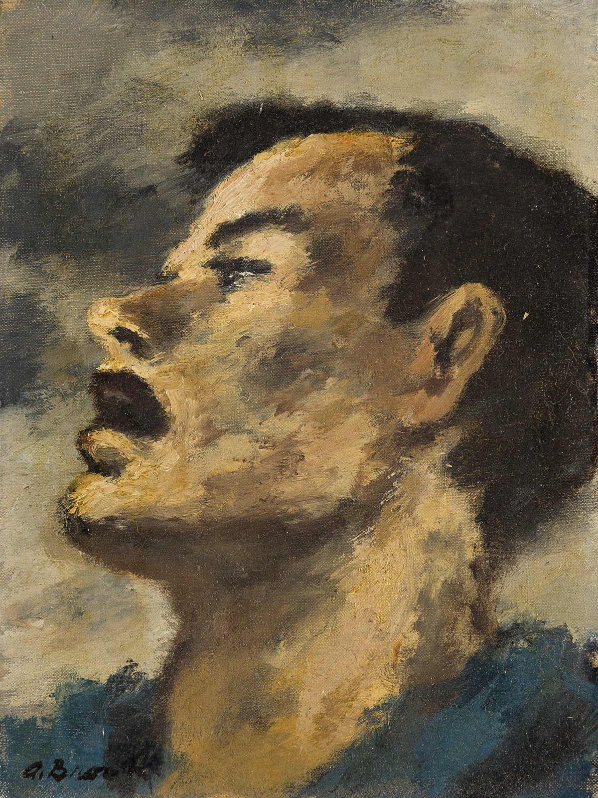 Alexander Brook | Man Talking (1934) | MutualArt