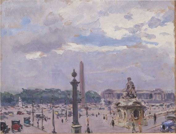 Jacques Mathey | La place de la Concorde | MutualArt