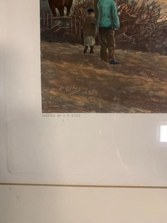 Godfrey Douglas Giles | Colored Engraving, The Quorn Hunt 1895 | MutualArt