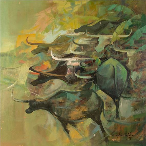 Cesar Buenaventura | Untitled (Carabao) (1975) | MutualArt