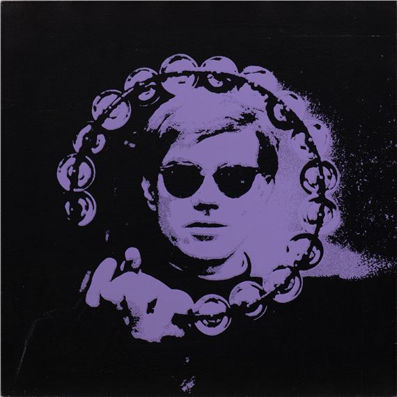 Nathan Louis Finkelstein | Andy Warhol with Tambourine (1989) | MutualArt