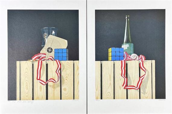 Erling Steen | Two compositions (1992) | MutualArt
