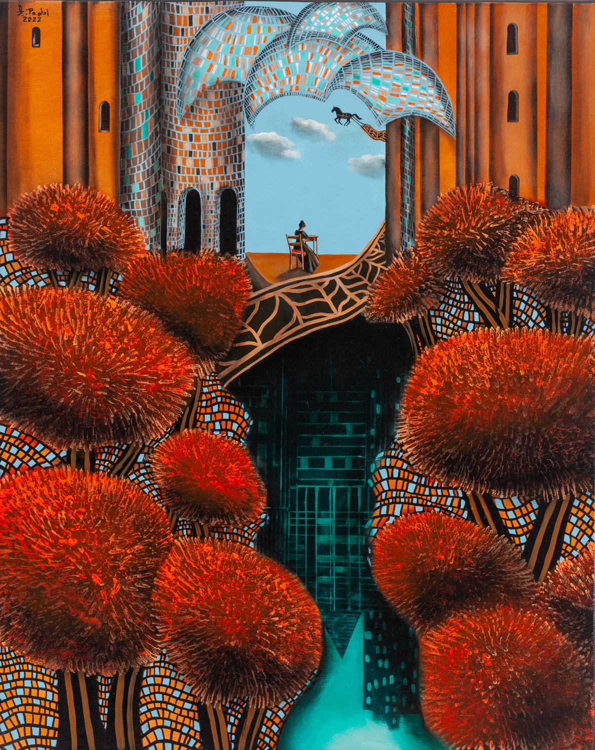 Agata Padol | Woman at the Table (2022) | MutualArt