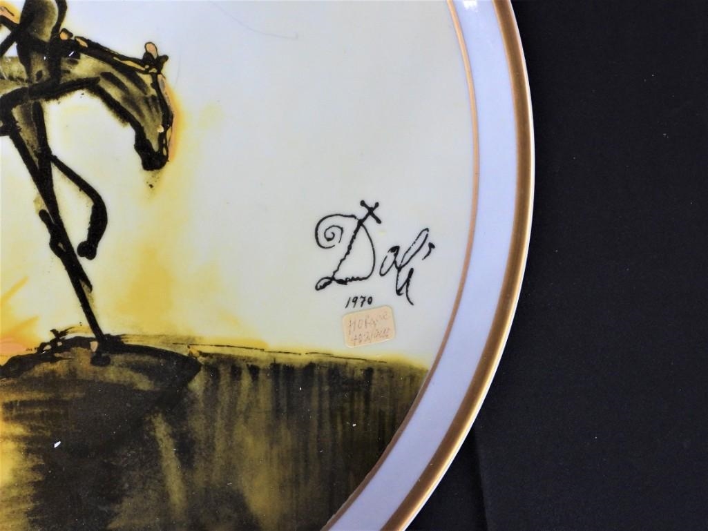 Salvador Dalí | Large Porcelain plate by Salvador Dali (1904) | MutualArt