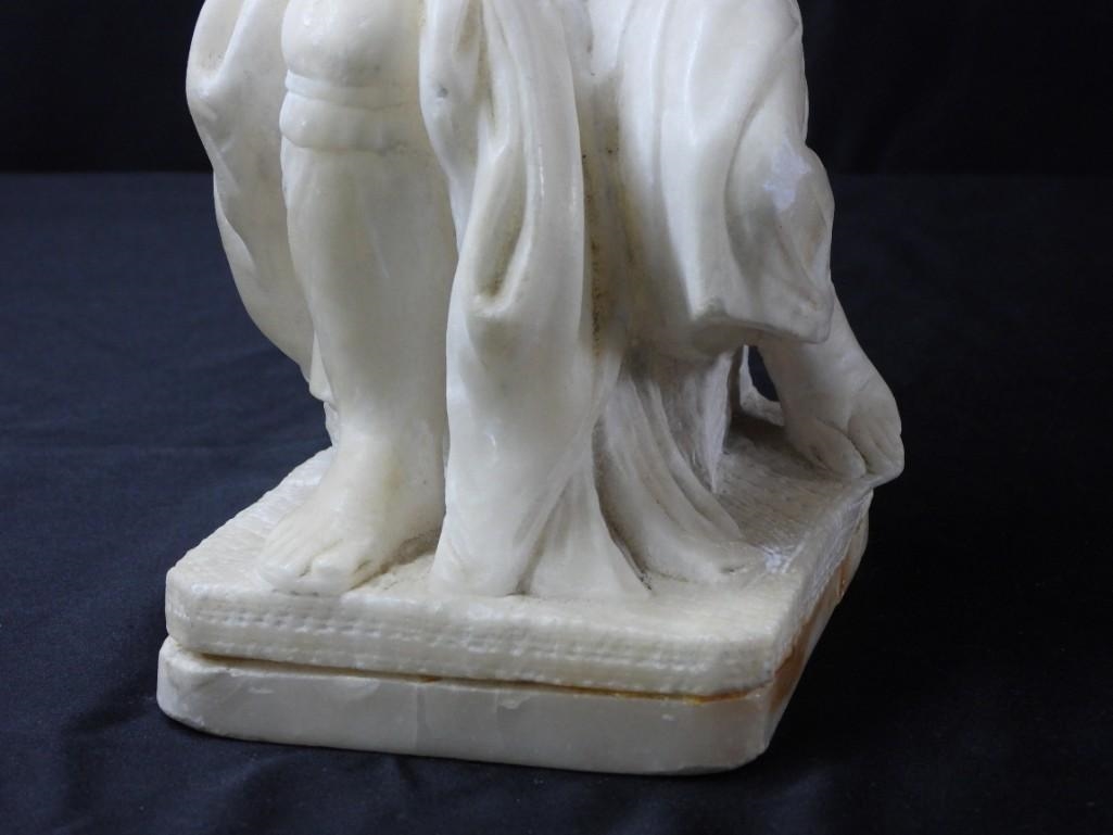 Michelangelo | Sculpture depicting Moses after Michelangelo. | MutualArt